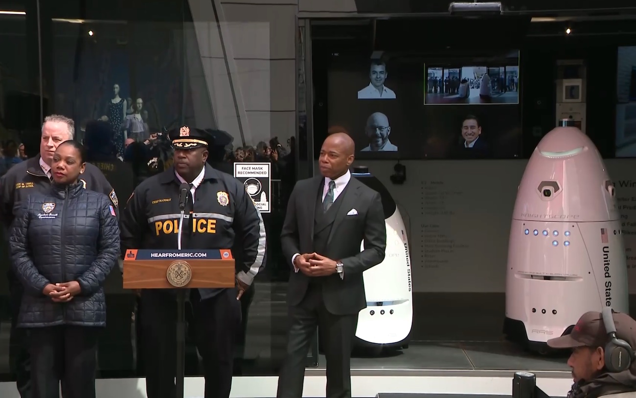NYPD introduces two robot policing technologies, GPS dart system ...