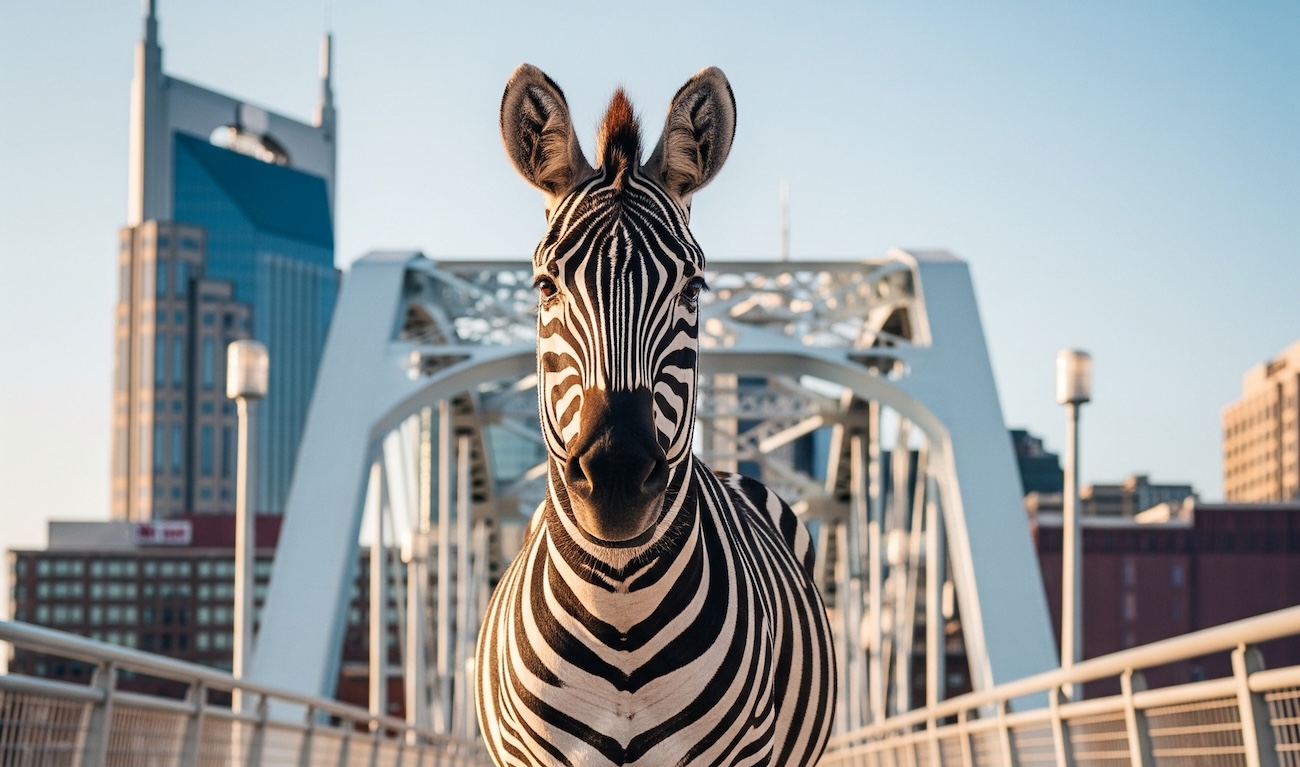 Authorities use AI to make memes about a lost zebra in Tennessee ...